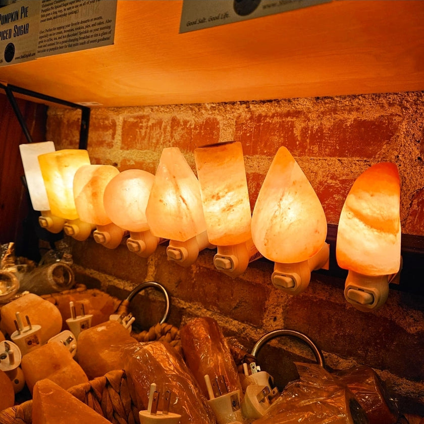 Pink Himalayan Night Lights – Steel City Salt Company