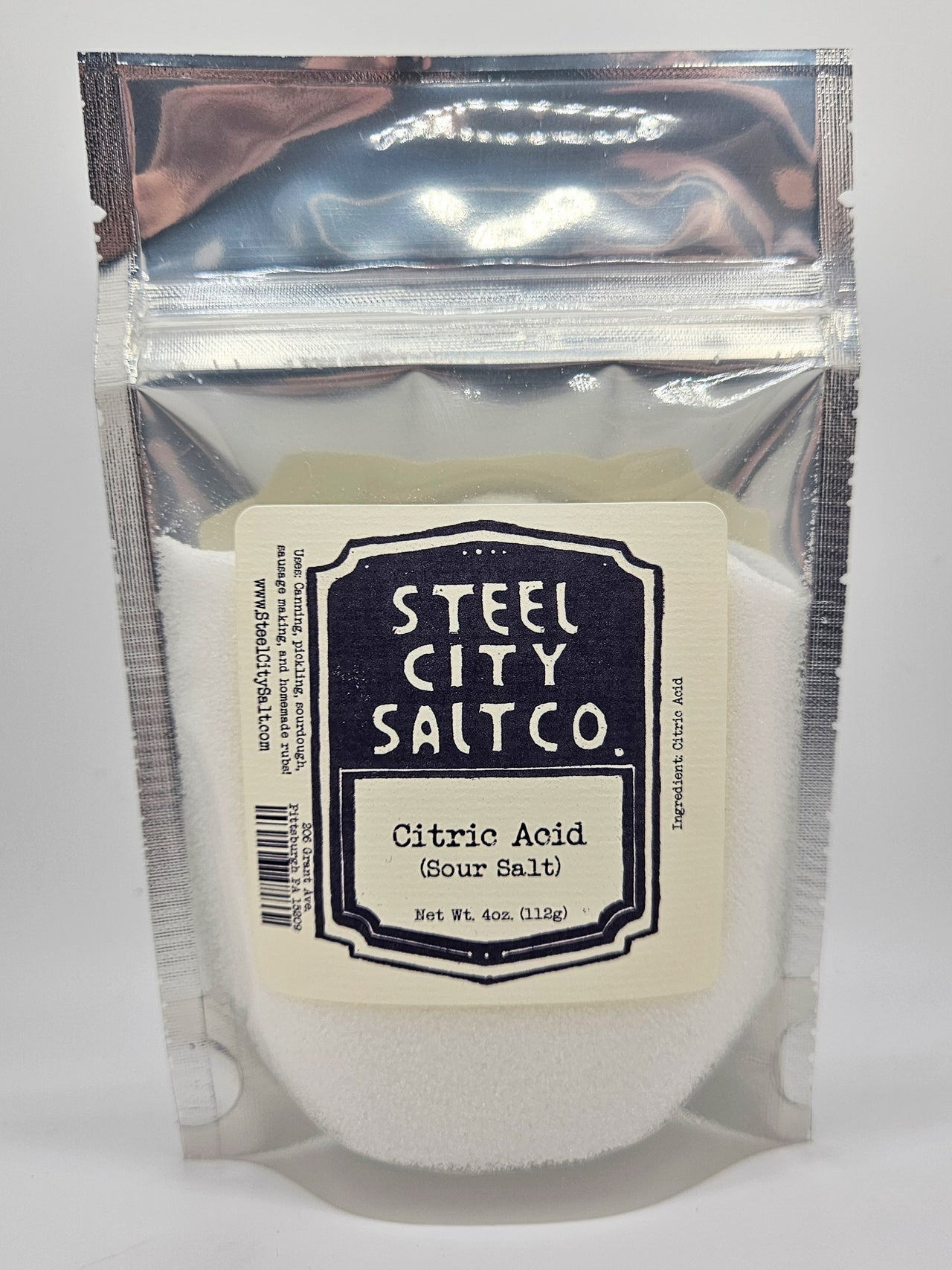 Citric Acid (Sour Salt) – Steel City Salt Company