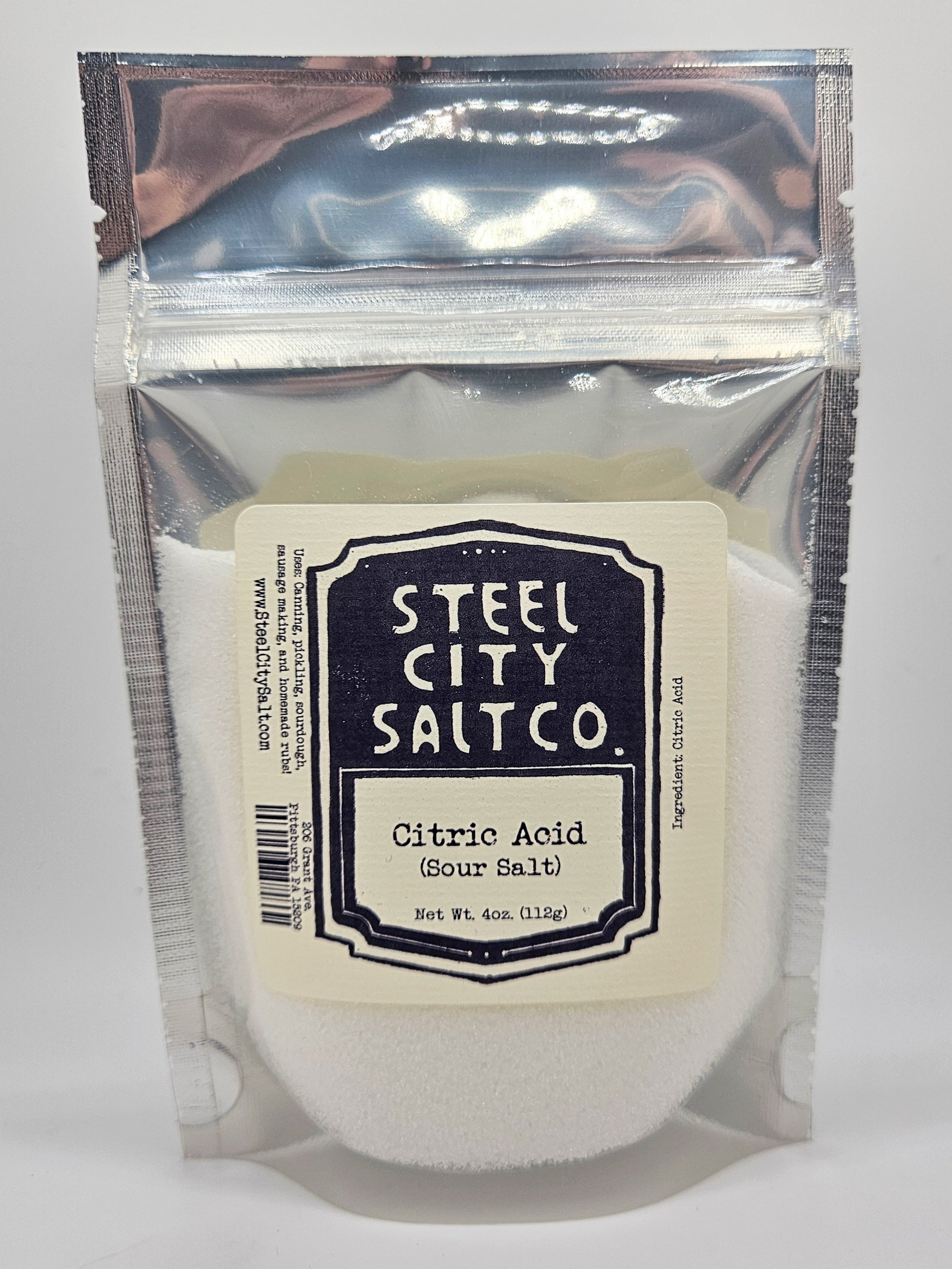 Citric Acid (Sour Salt) – Steel City Salt Company