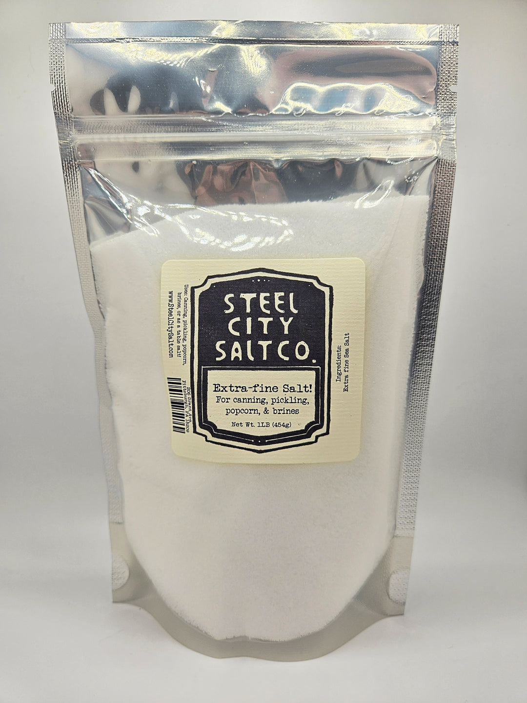 Extra Fine Sea Salt | Canning & Popcorn Salt – Steel City Salt Company