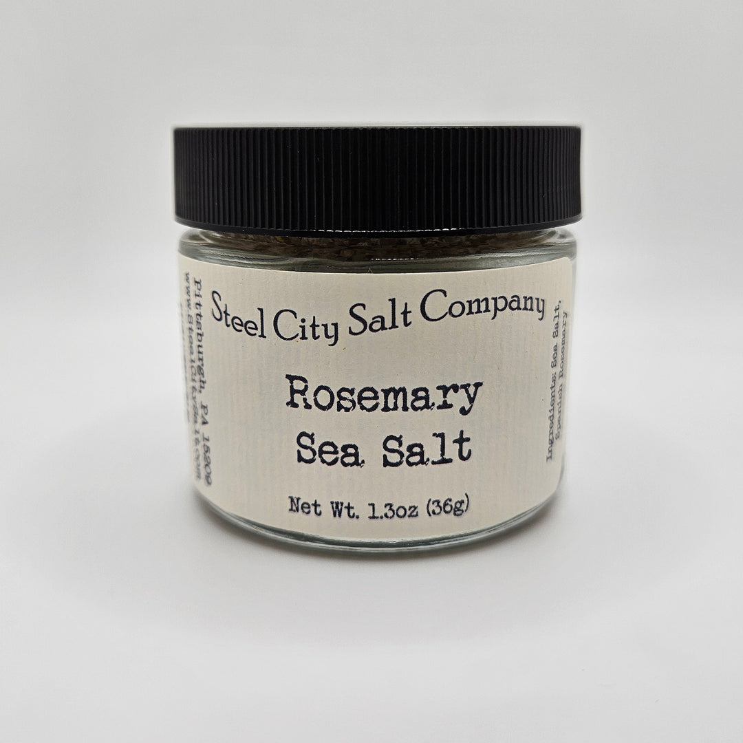 Rosemary Sea Salt | Savory Herb Finishing Salt – Steel City Salt Company