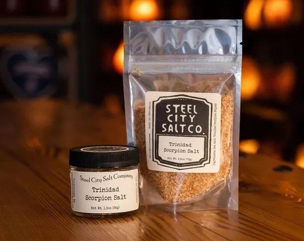 Trinidad Scorpion Pepper Salt | Super Hot Chili Salt – Steel City Salt ...